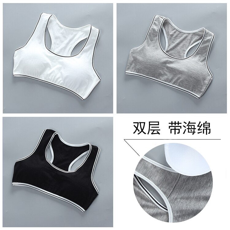 3pc Lot Solid Color Teen Underwear Puberty Girls T Grandado