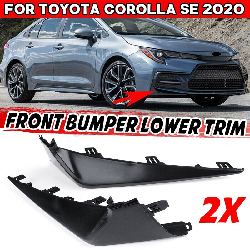 2X Front Bumper Splitter Lip Grille Lower Trim Mol... – Grandado