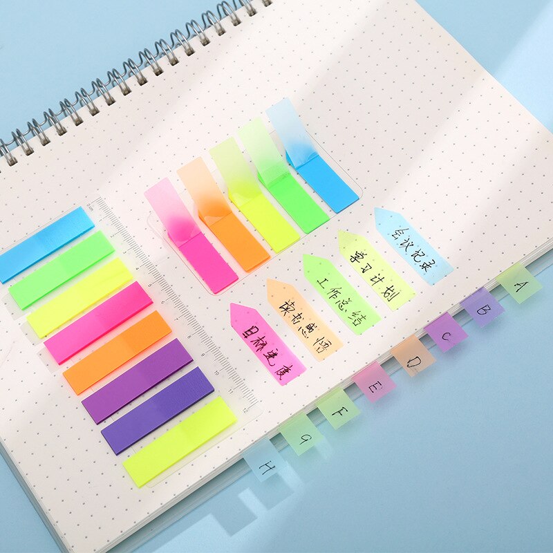 Color Fluorescence Sticky Notes Set Memo Pad Bookm... – Vicedeal