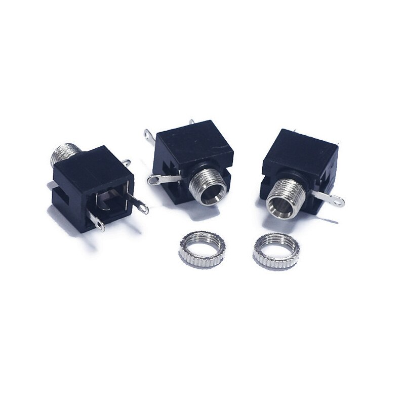 10PCS/LOT PJ301M 3.5mm Female Audio Connector 3 Pi... – Grandado