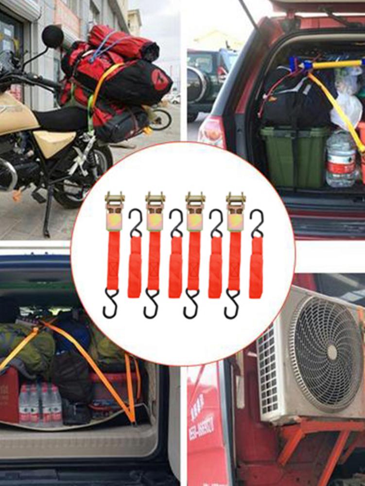 Heavy Duty Ratchet Tie-Down Strap With Double J Ho... – Grandado