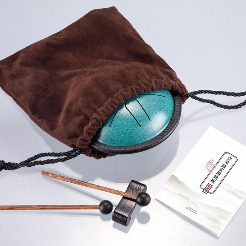 Mini 5.5 Inch Drum 6 Tone Staal Tong Drum Percussi... – Grandado