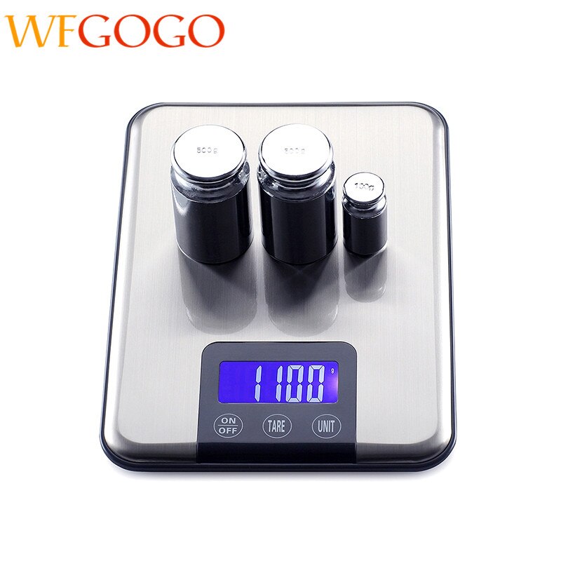 WFGOGO 5kg/1g LCD Display Kitchen Scales Stainless... – Grandado