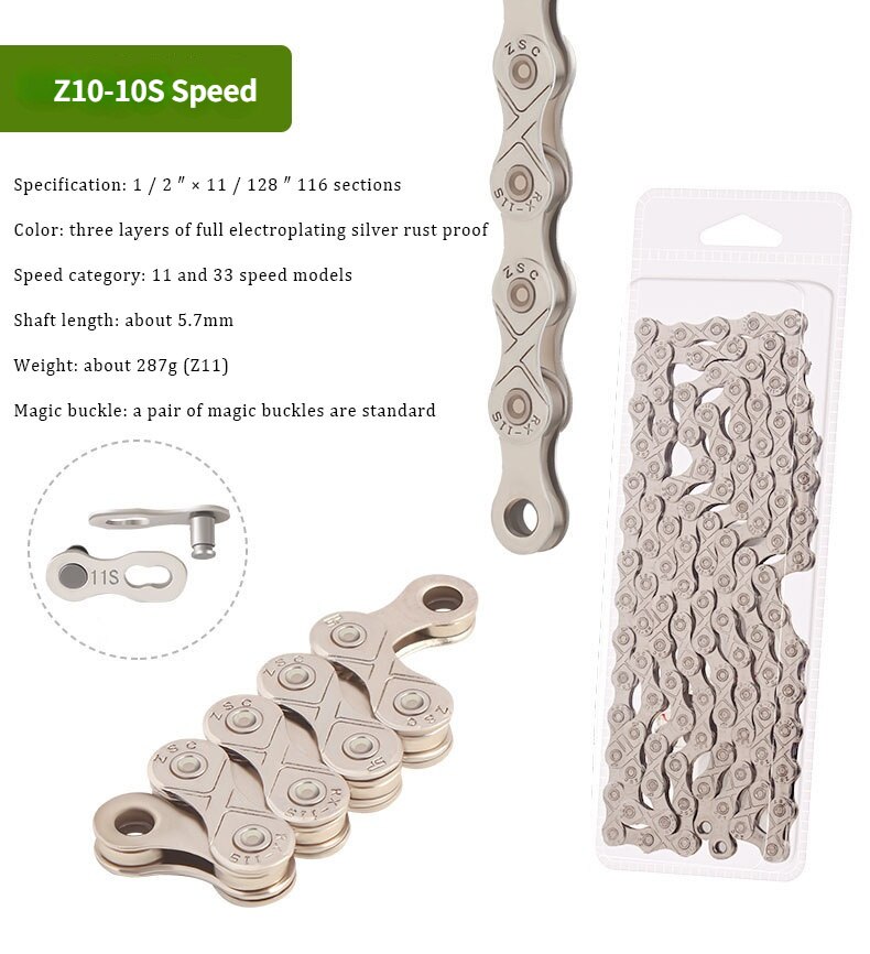 6/7/8/9/10/11 Speed Bike Chain Ultralight 114/116L... – Grandado