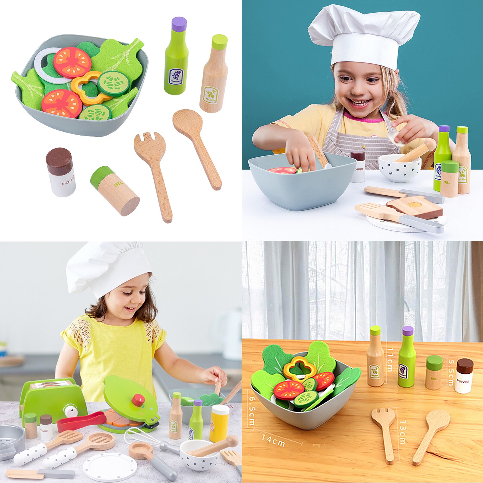Making Salads Toys Game Simulation Kitchen Fruits ... – Vicedeal