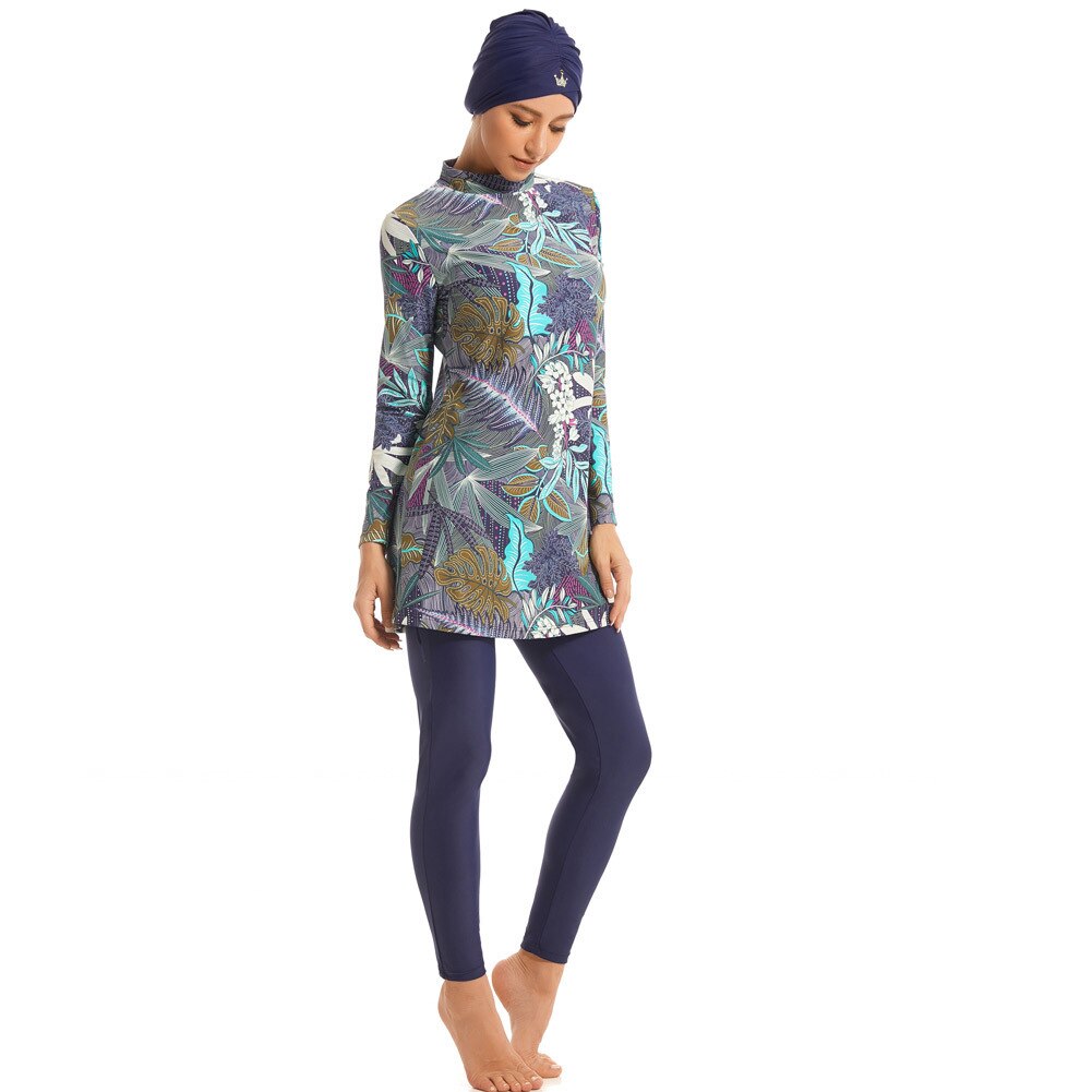TaoBo 3PCS Women Muslim Swimwear Suit Full Coverag... – Grandado