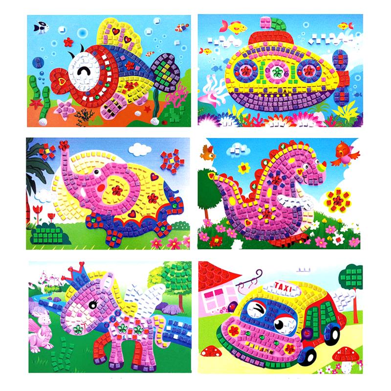 3D Foam Mosaics Sticky Crystal Art Princess&Butter... – Grandado