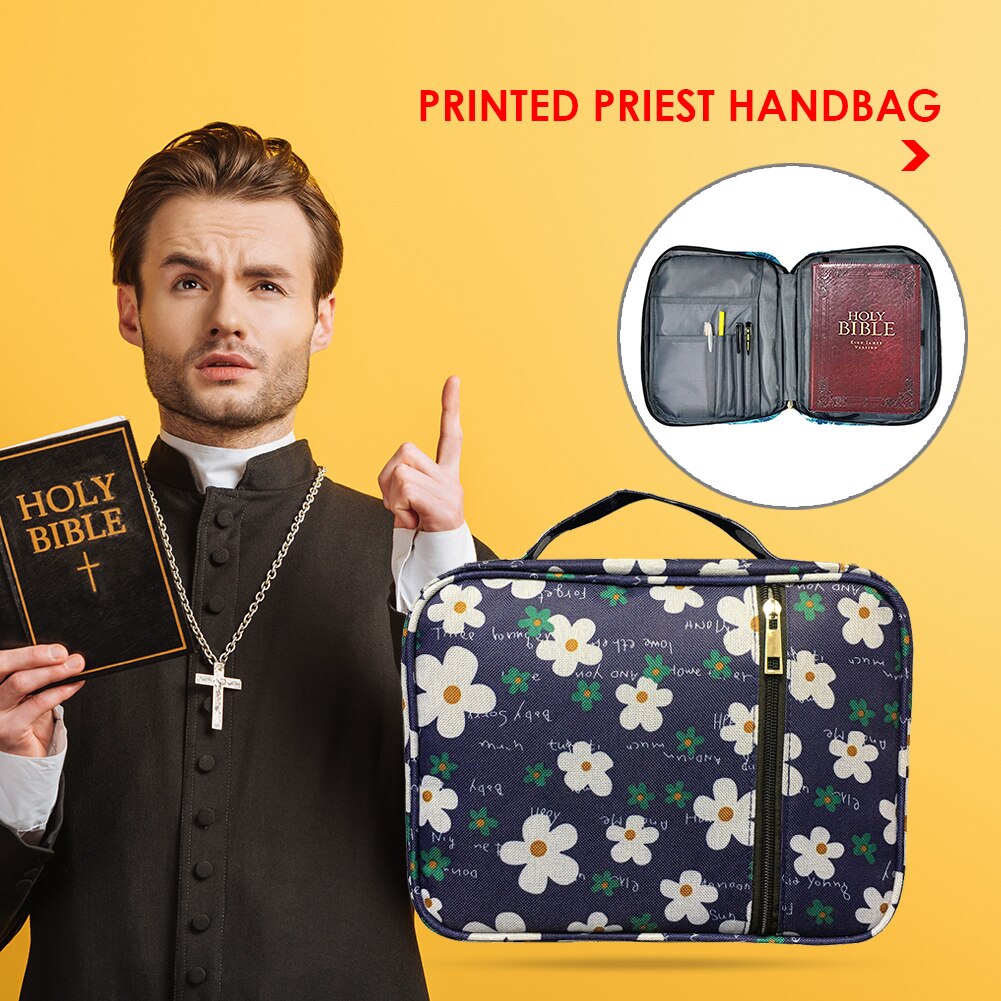 Floral Print Bibel Tasche Wasserdicht Oxford Tuch ... – Grandado