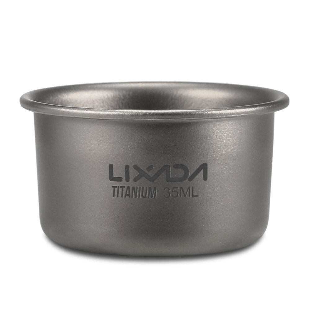Lixada camping picnic titanium kop 35ml mini titan... – Vicedeal