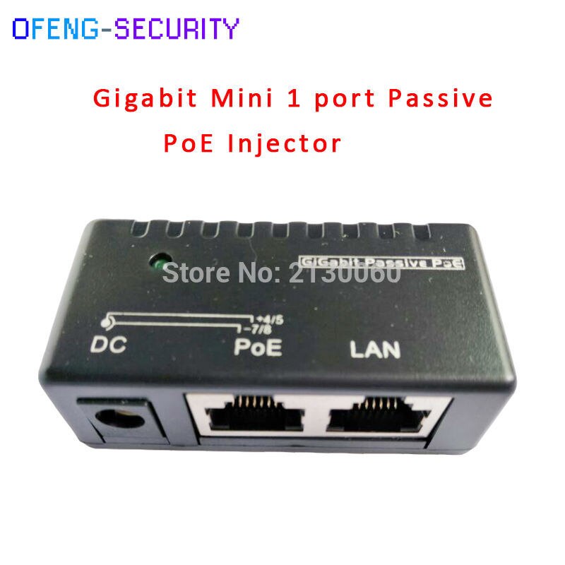 Poe-injector gigabit poe-injector poe-voeding mini... – Vicedeal