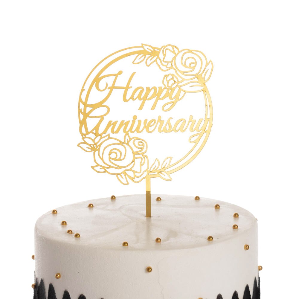 】acrylic Wedding Cake Topper Mr & Mrs Happy We... – Vicedeal