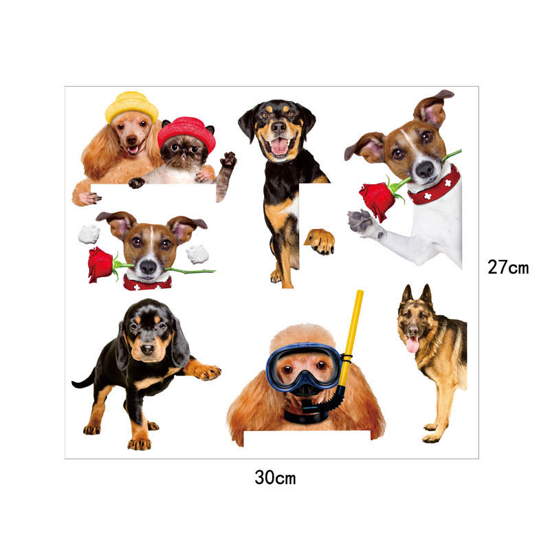 Leuke Cartoon Dier Muur Sticker Schakelaar Sticker... – Vicedeal