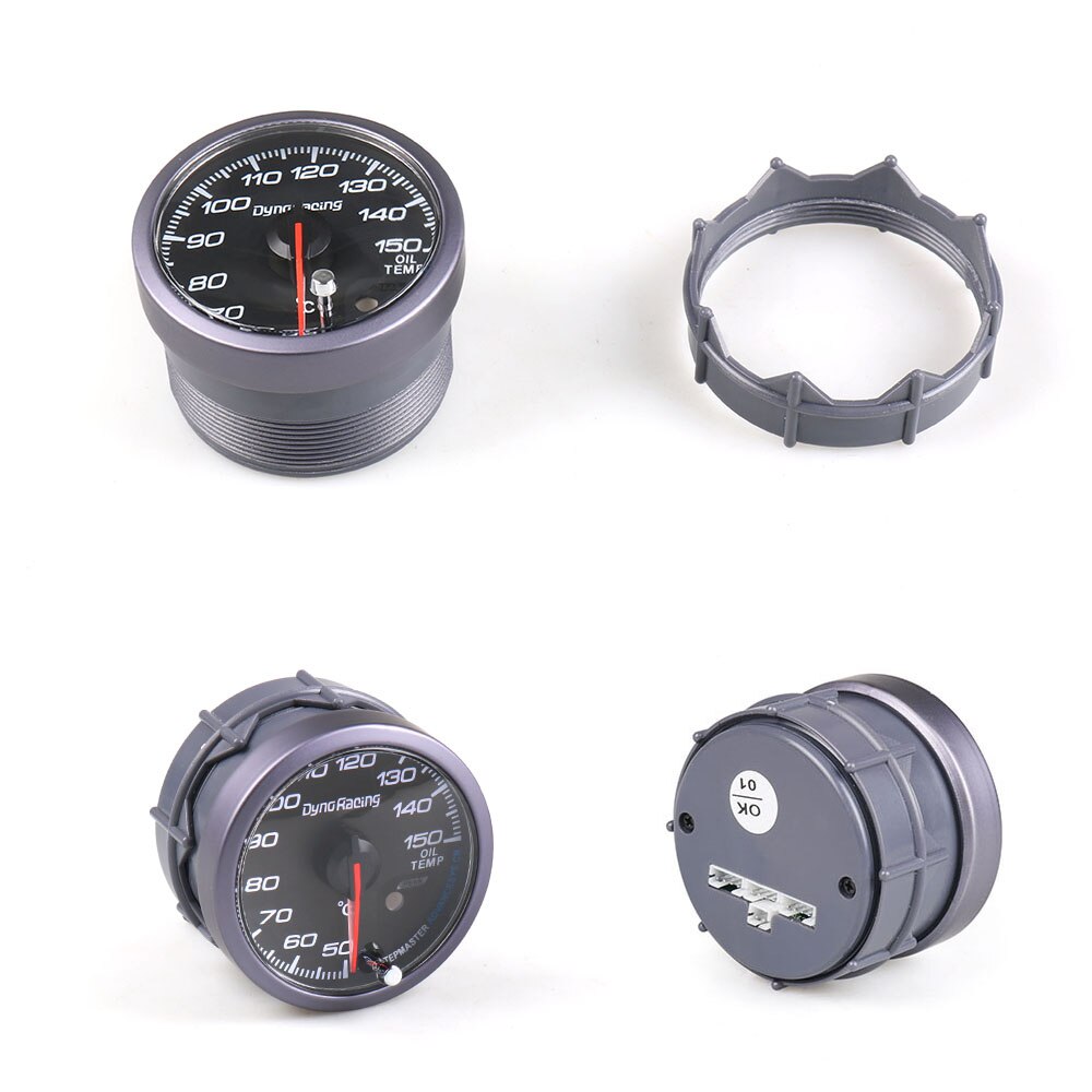 Dynoracing 60MM Black Face Car Oil Temperature Gau... – Grandado