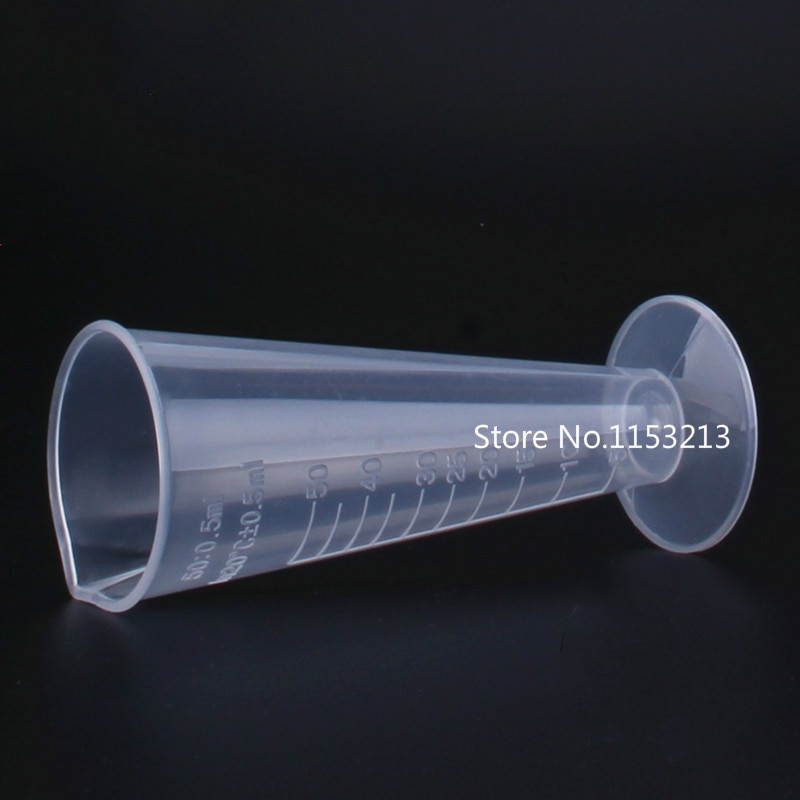 5 teile/los 50 mL Kapazität Klare graduiert kunsts... – Vicedeal