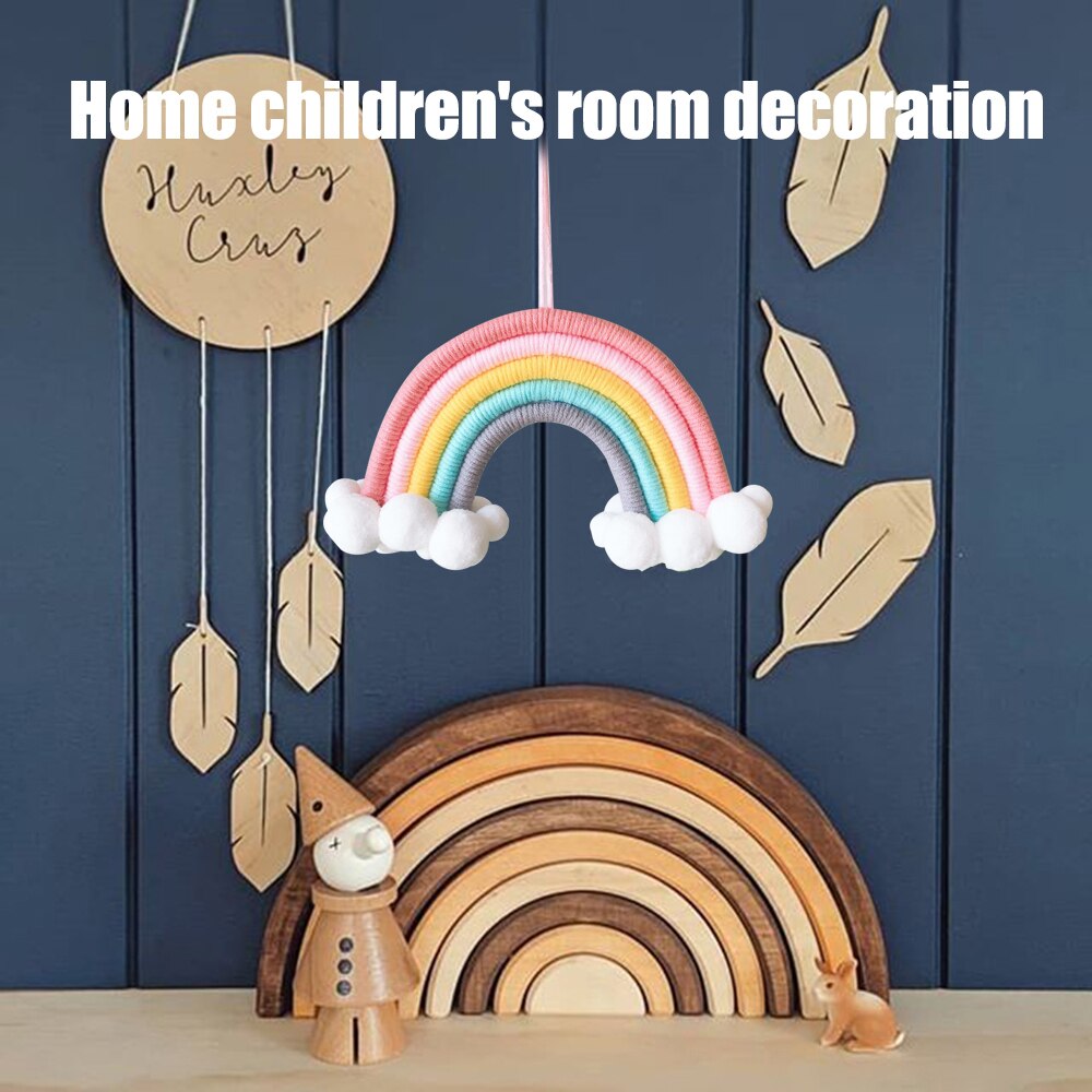 Hand-Woven Regenbogen Ornamente Zimmer Dekoratione... – Vicedeal