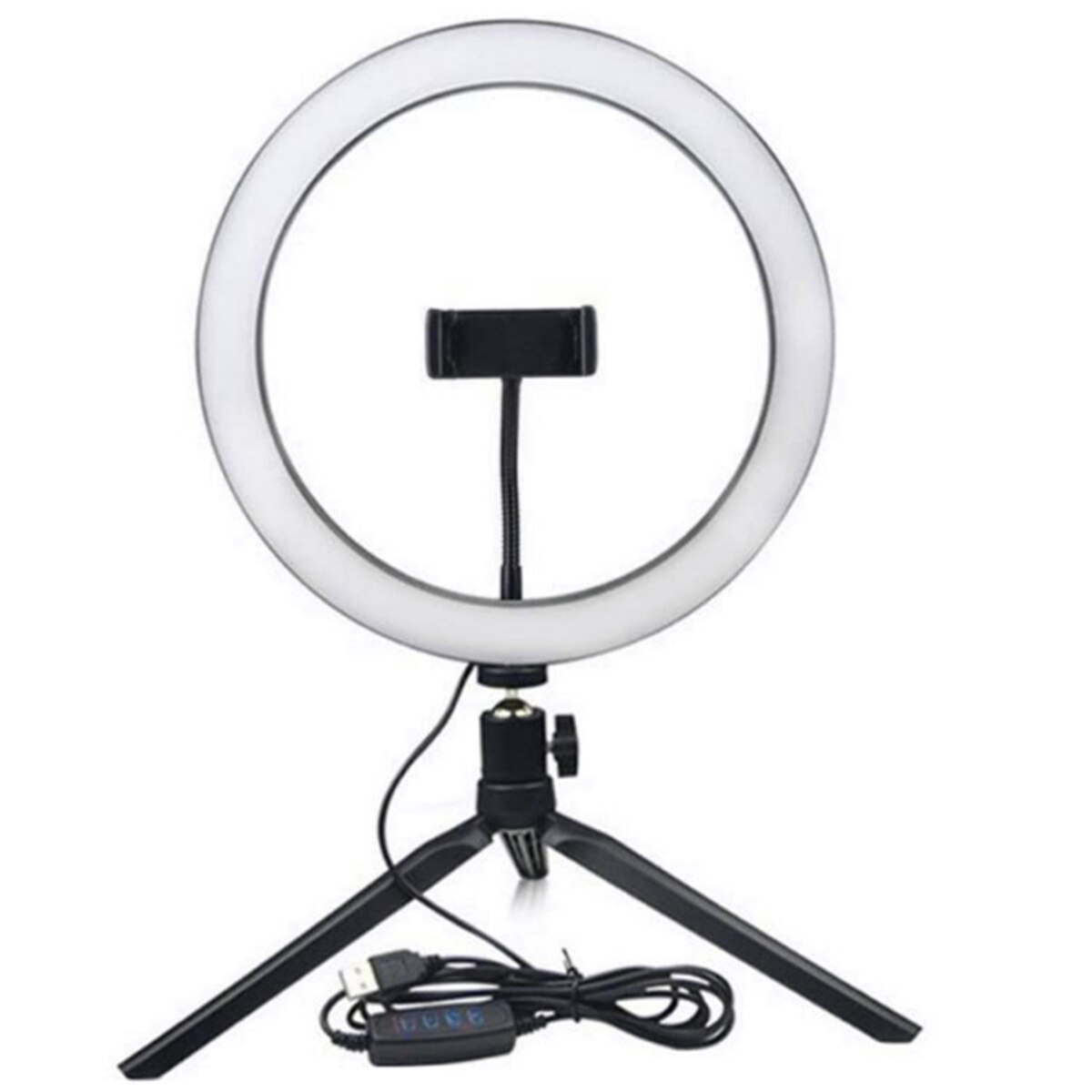 10.2 inch LED Ring Light Dimmable USB Selfie Fille... – Grandado