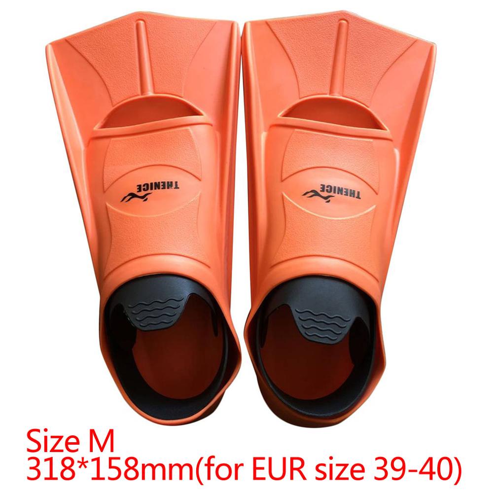 Swimming Fins Short Flipper Diving Flippers Silico... – Grandado