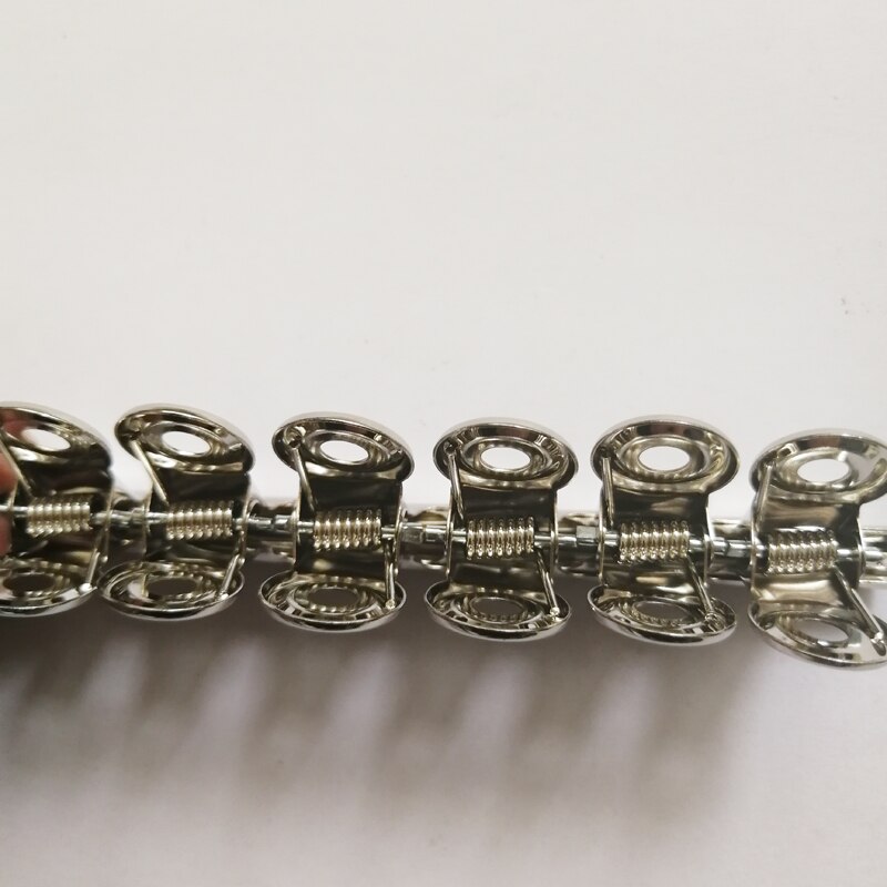 12pcs Office supplies stainless steel round steel clamp 31MM long ...