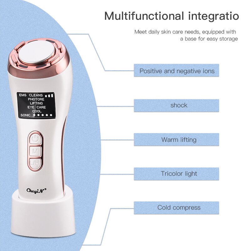 Ipl Light Photon Vibration Ions Face Skin Massager... – Grandado