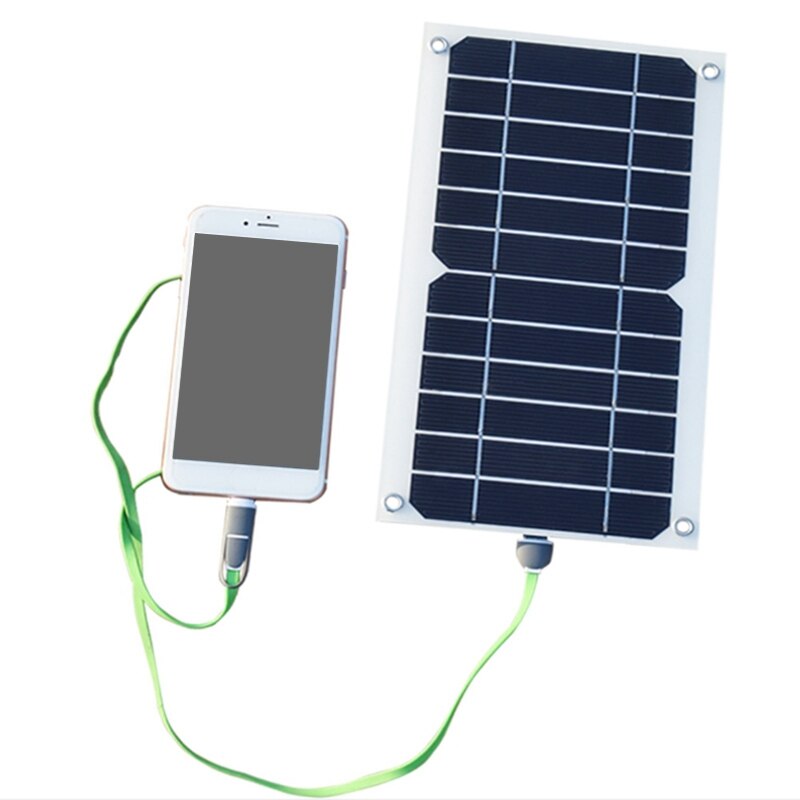Monocrystalline Semi-Flexible 5W Solar Panel USB O... – Grandado