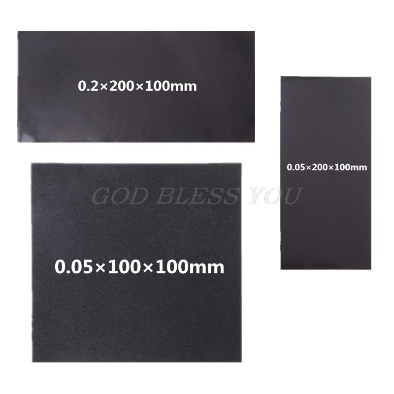 Black high conductivity Silicone Thermal Pad heats... – Grandado