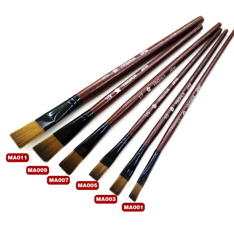 Model Verf Hand Verf Kleur Pen Nylon Platte Pen Se... – Vicedeal