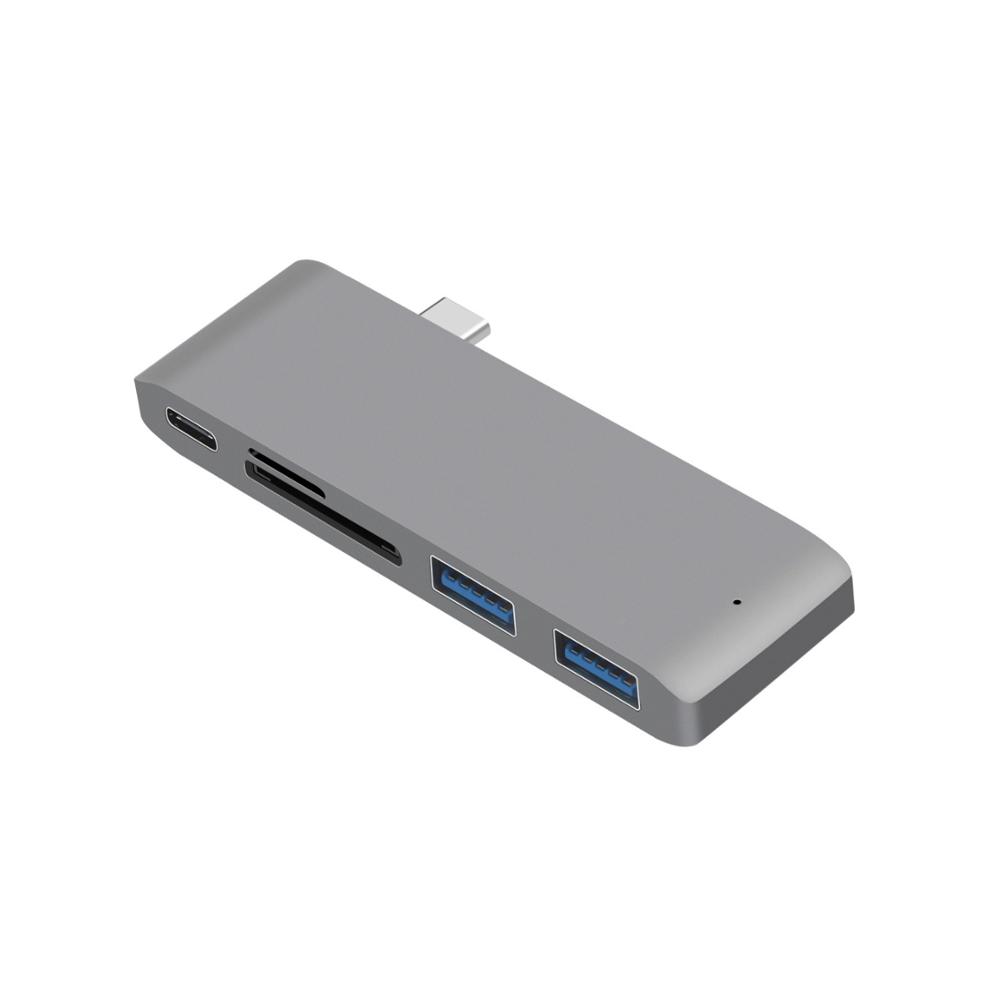Multi 5-em-1 usb c hub portátil tipo c hub 7-em-1 ... – Grandado