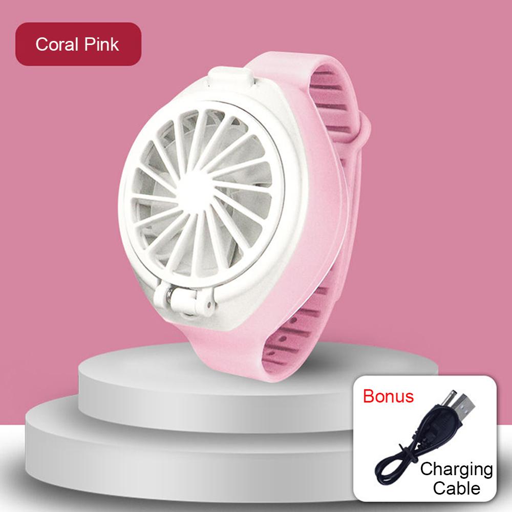 Mini Portable Fan Wristwatch Rechargeable Watch Fa... – Grandado