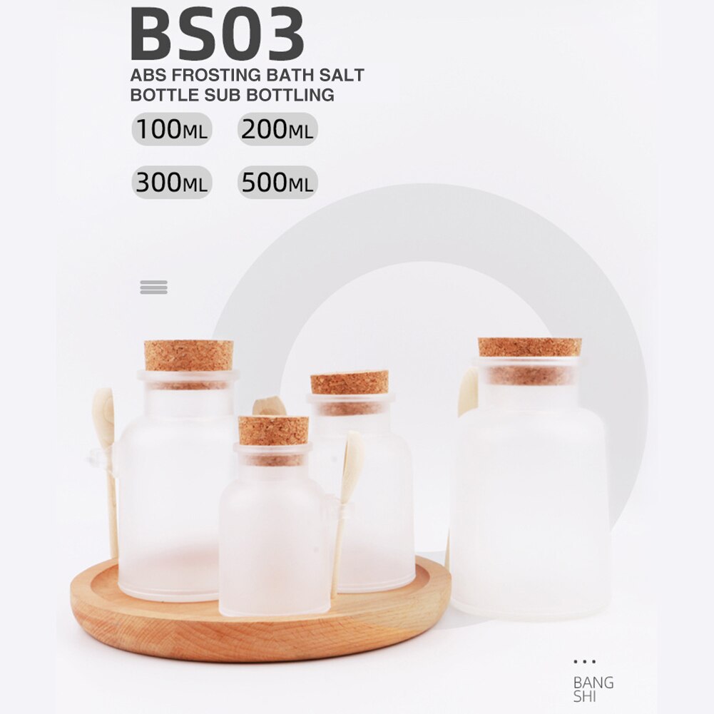 100/200/300/500ml Bath Salt Bottles Cosmetic Empty... – Grandado