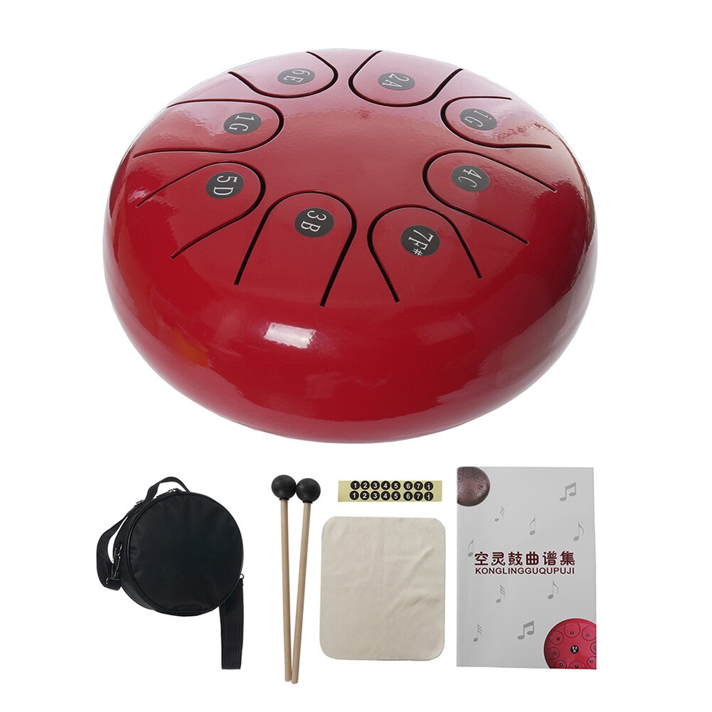 6/8 Inch Mini Drum 8 Tone Steel Tongue Drum Percus... – Vicedeal