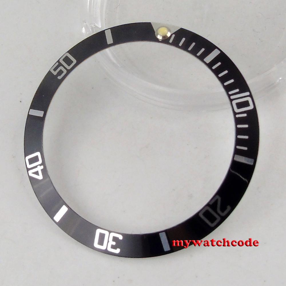 38mm Black Aluminum Alloy Bezel Insert For 40mm Me... – Grandado