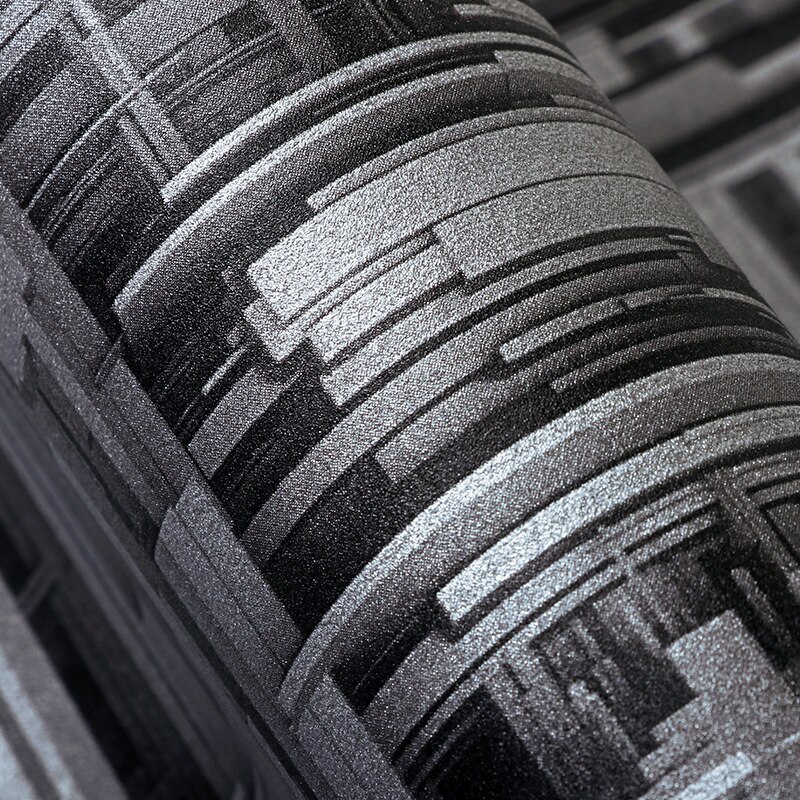 Zwart Zilver, Wit Metallic Abstract 3d Stereoscopi... – Vicedeal