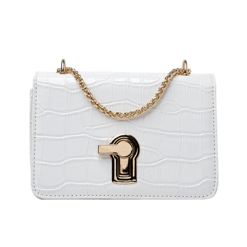 Stone Pattern Small Square Bag Ins Shoulder Bag Te... – Vicedeal