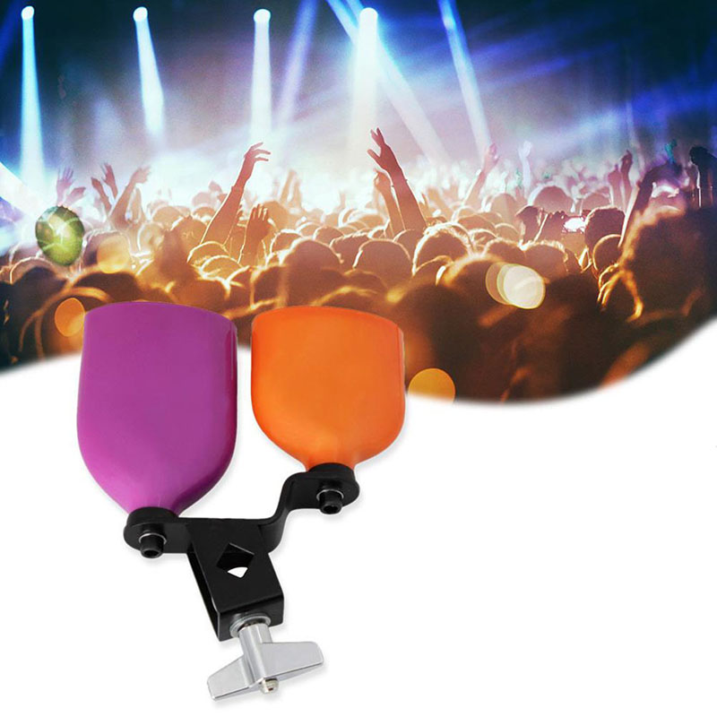 Orange & Purple Cowbell Cow Bell Wooden Fish Cattl... – Grandado