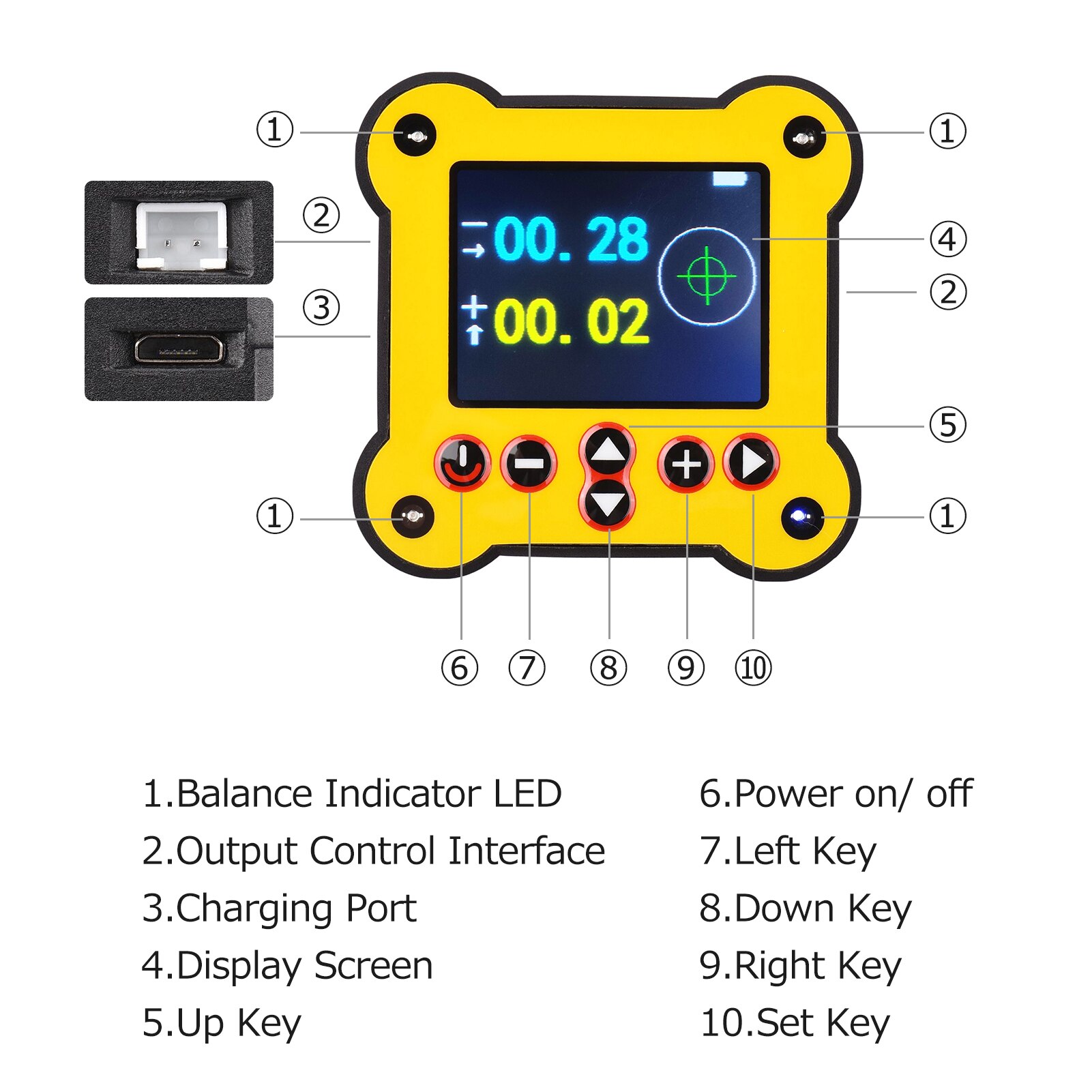 Mini Dual-axis Digital Protractor Inclinometer Ele... – Grandado