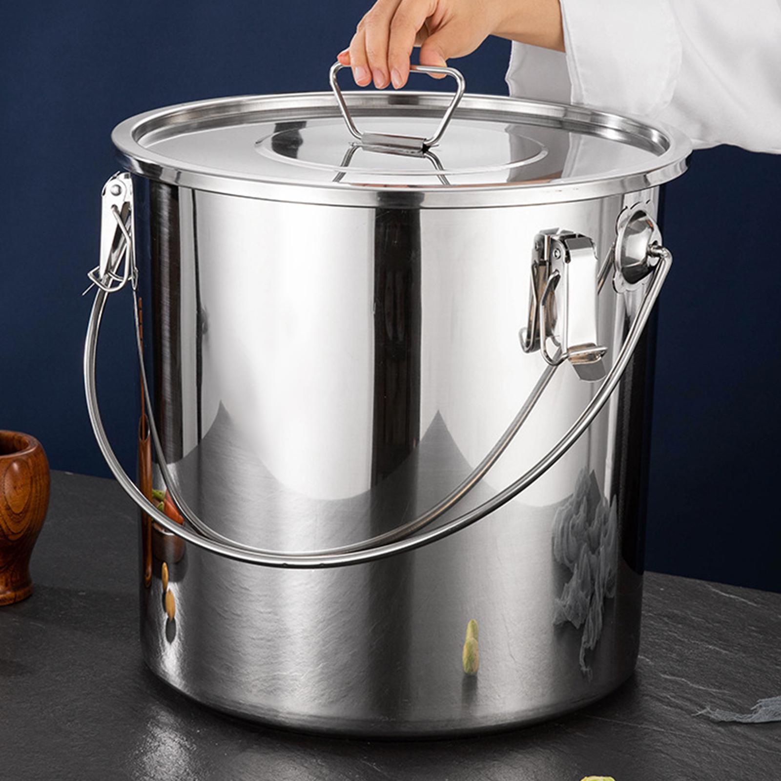Stainless Steel Multipurpose Stock Pot Bucket With... – Grandado