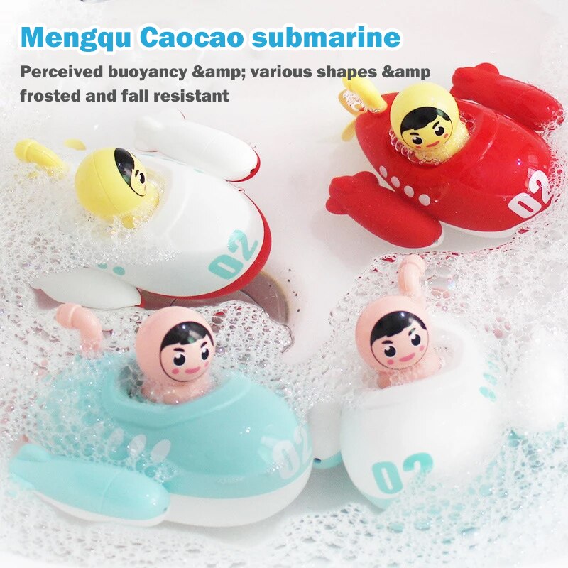 4-6y Kids Swimming Submarine Clockwork Toy Baby Sh... – Grandado