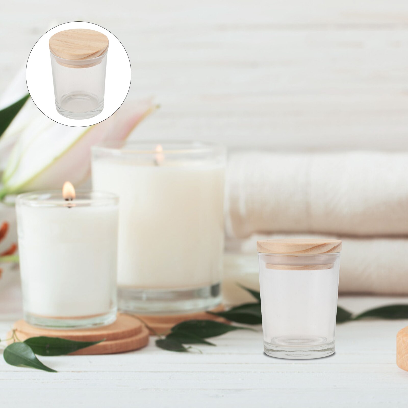 2PCS Scented Candle Container Empty DIY Candle Bot... – Grandado