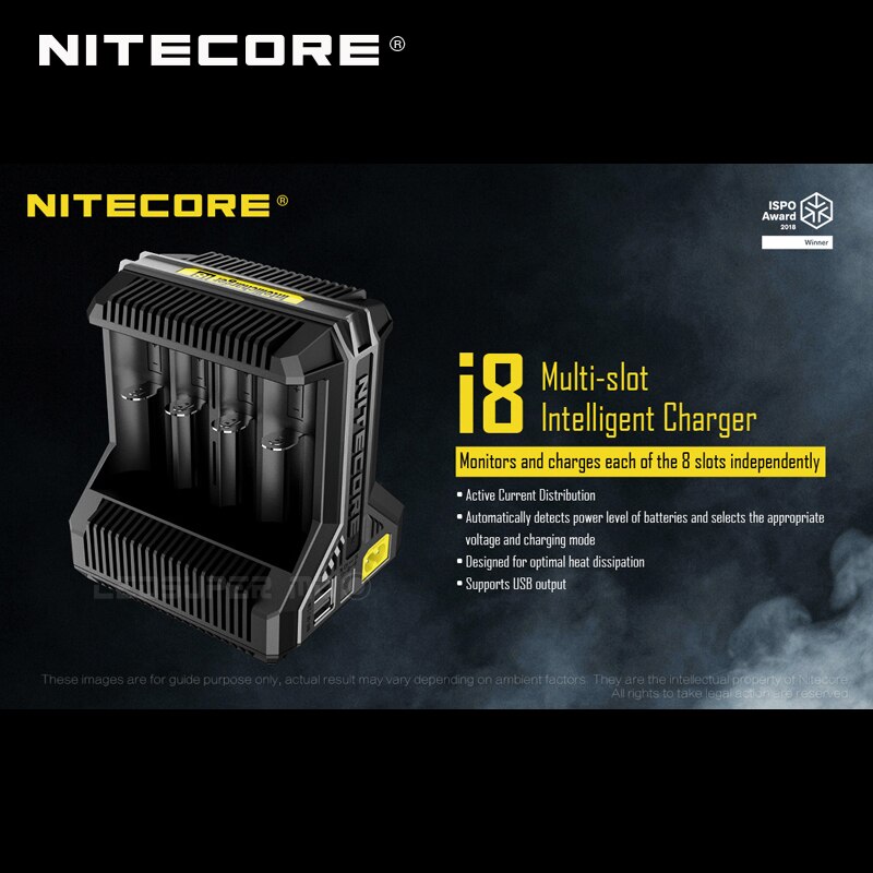 ISPO Award Winner Nitecore i8 Multi-slot Intellige... – Grandado