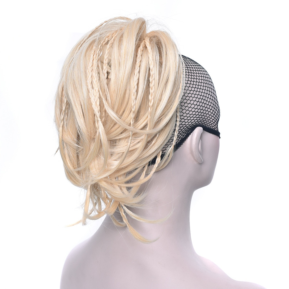 Klo hästsvans syntetisk kort curl vågig ponnysvans... – Grandado