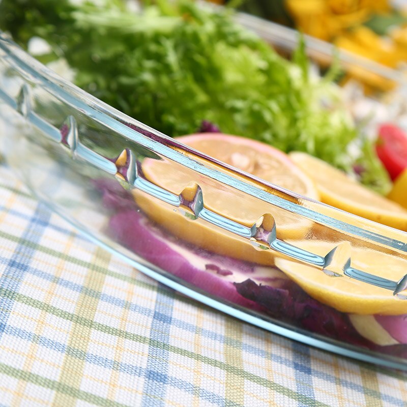 Tempered Glass Bakeware Plate Kitchen Microwave Ov... – Grandado