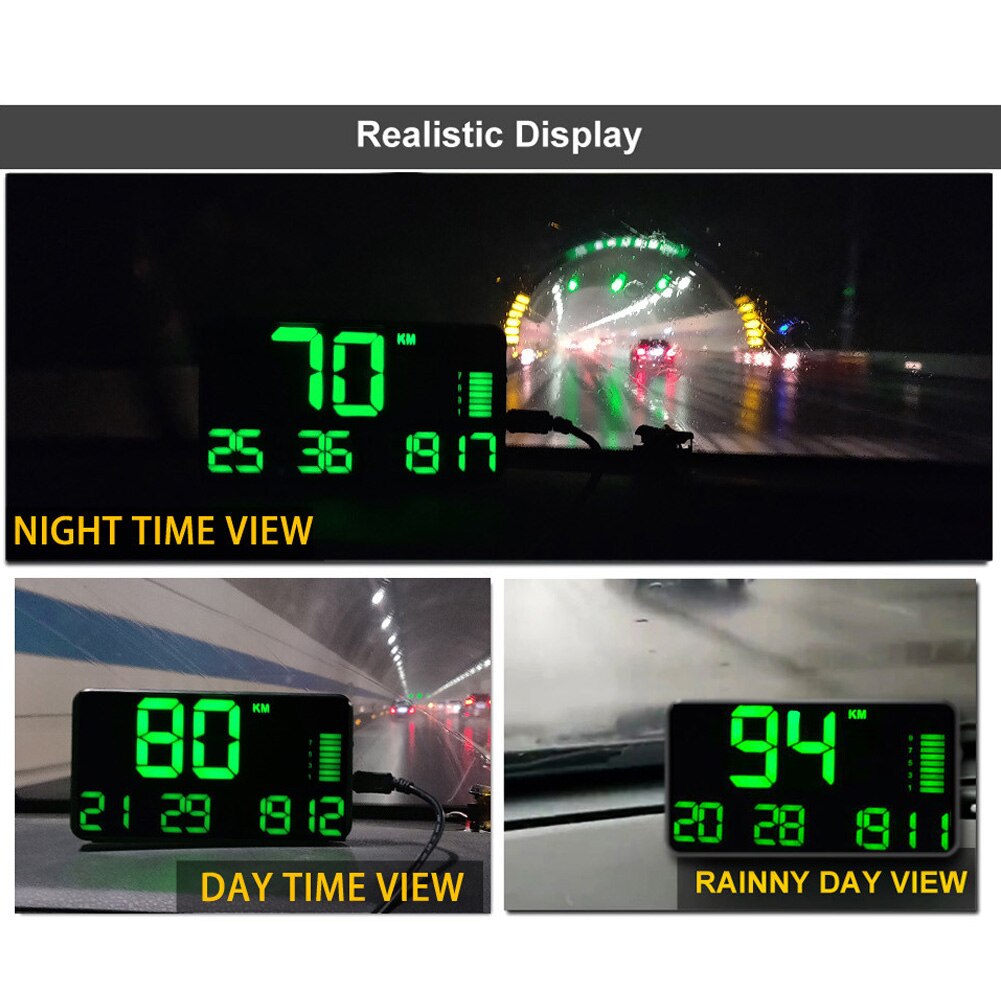 5.5inches Digital Universal GPS HUD Speedometer He... – Vicedeal