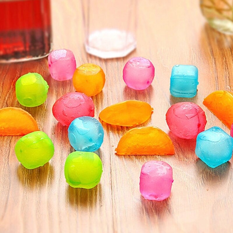 6pcs/lot Reusable Fruit Square Shaped Ice Cubes Fo... – Grandado