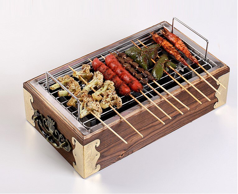 portable charcoal bbq grills table barbecue grill ... – Vicedeal