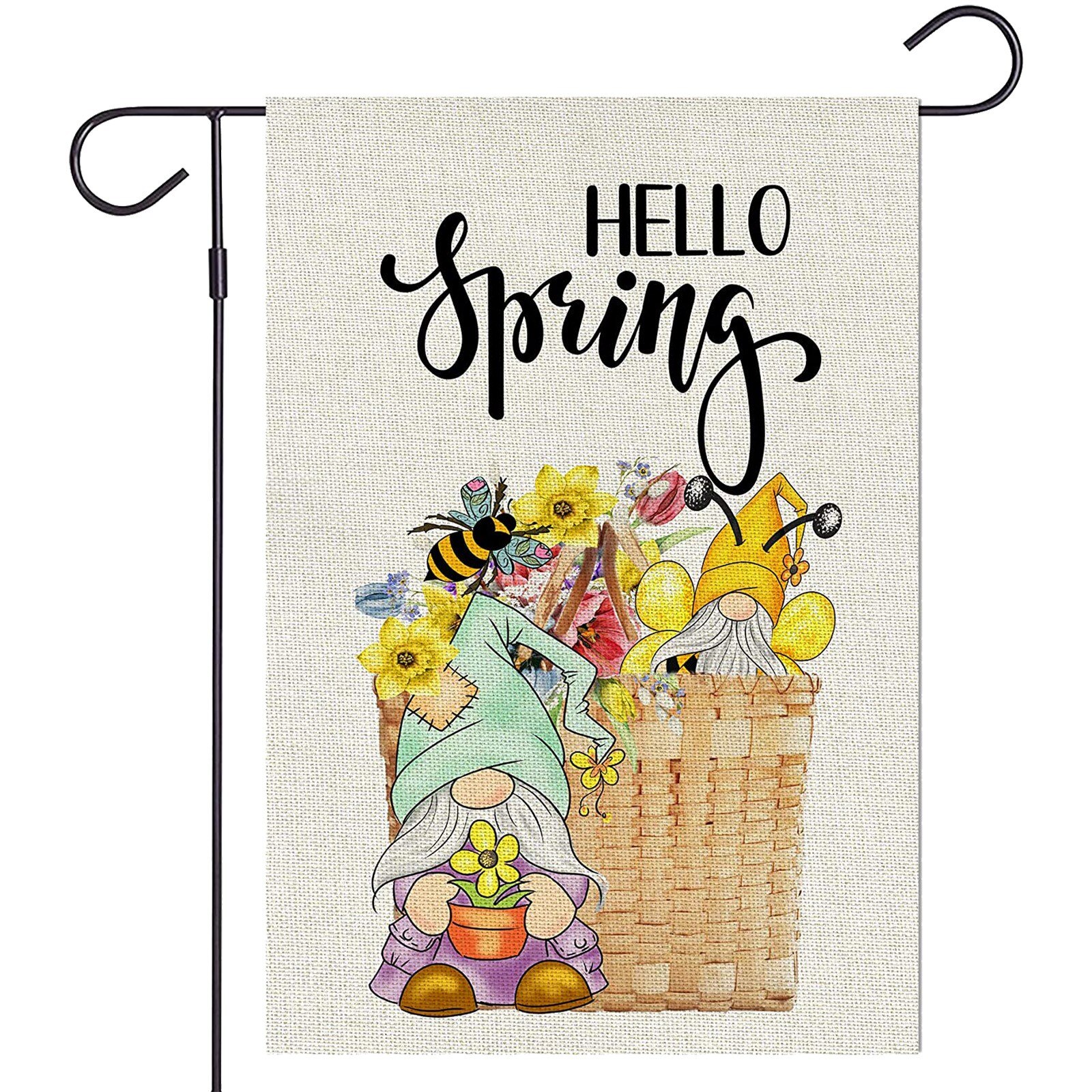 30 @ Home Bee Festival Dag Vlag Decor Gnome Vlag G... – Vicedeal