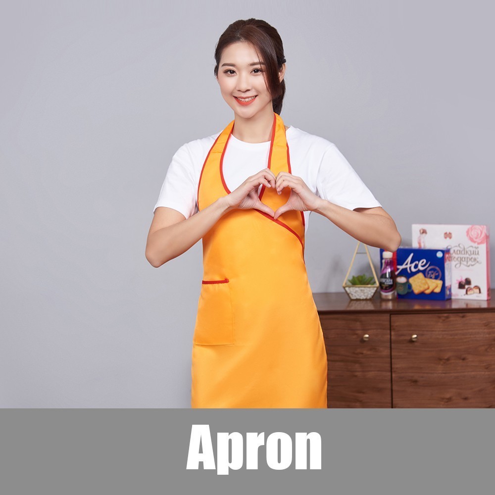 Hang Neck Aprons Patchwork Lines Chef Cook Kitchen... – Grandado