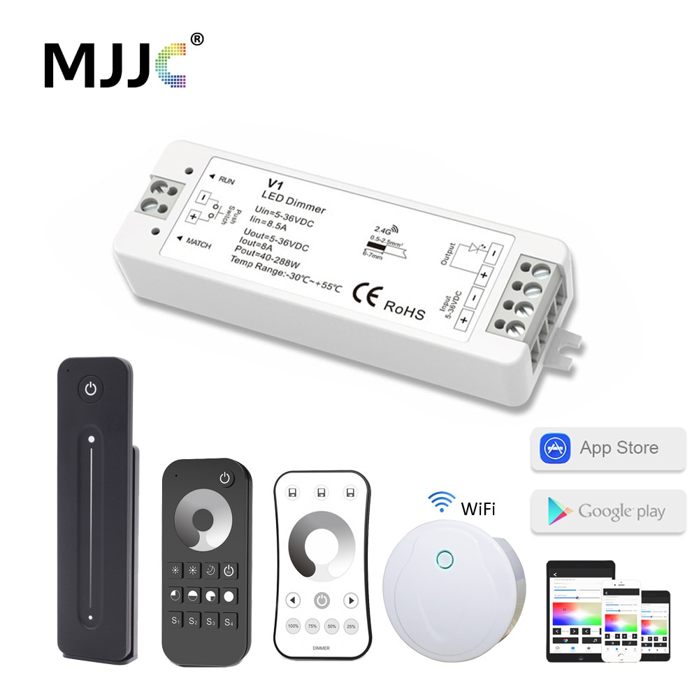 LED Dimmer Switch 12V 24V PWM 2.4G LED Touch RF Wi... – Grandado LED Dimmer Switch 12V 24V PWM 2.4G LED Touch RF Wi... – Grandado