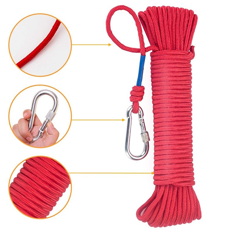 ! Fishing Magnet Rope 20 Meters, Nylon Rope Braide... – Grandado