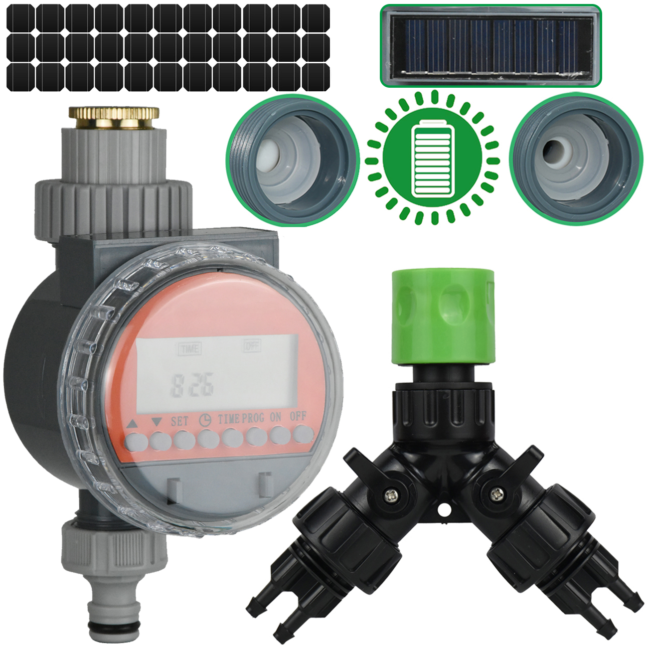Solar Bewasserung Gewachshaus