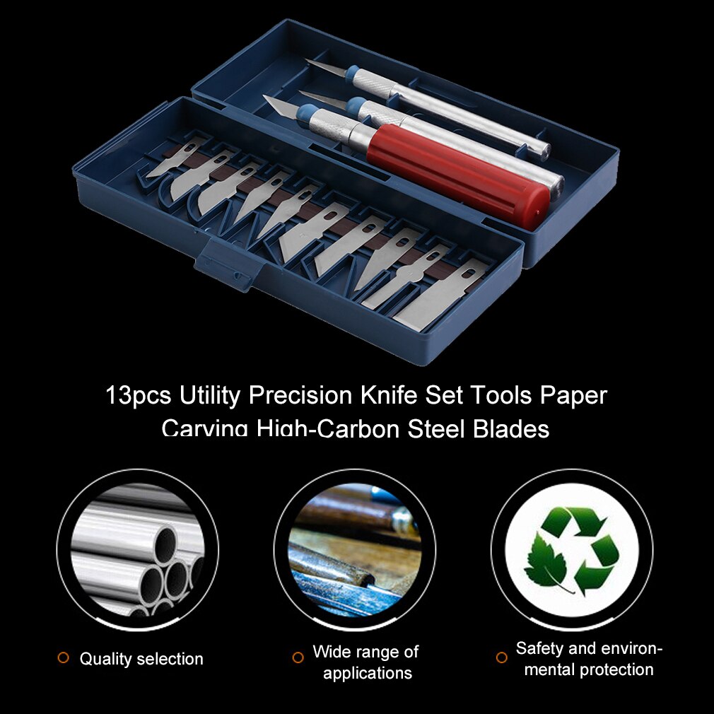 13pcs Utility Precision Carving Knife Set DIY Tool... – Vicedeal